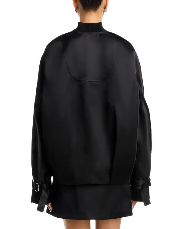 Co Satin Bomber Jacket