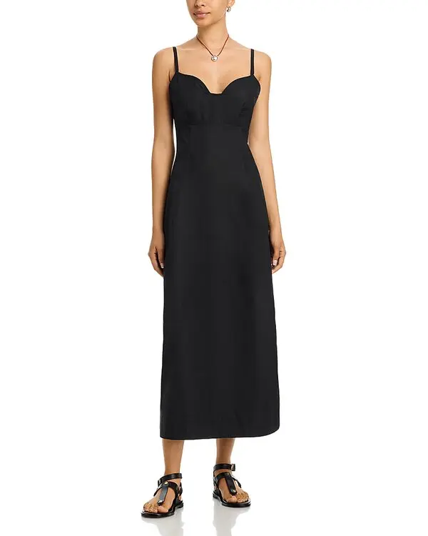 Co Bustier Cut Dress - Black