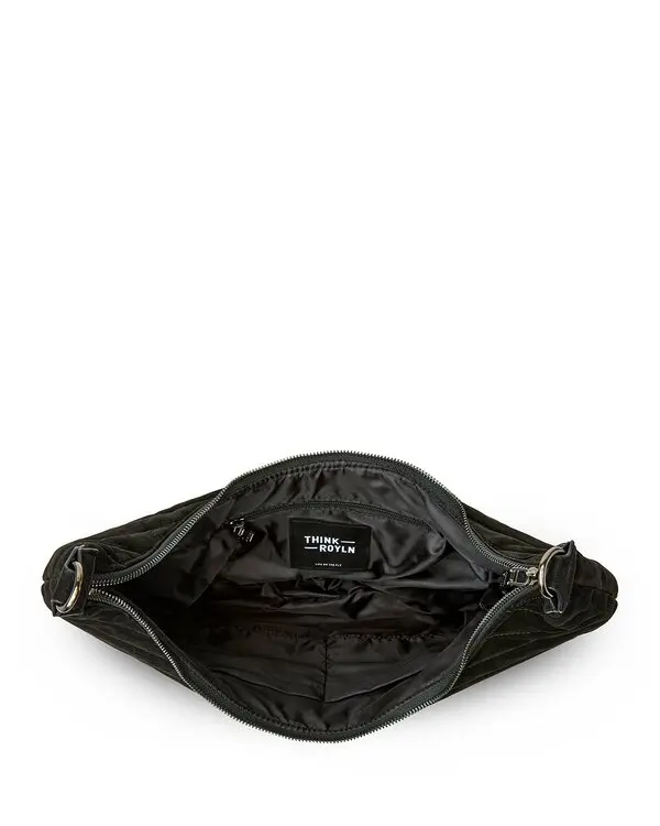 THINK ROYLN Moonbeam Medium Quilted Shoulder Bag - Black Multi