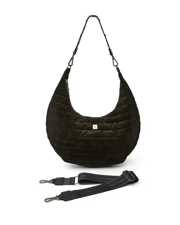 THINK ROYLN Moonbeam Medium Quilted Shoulder Bag - Black Multi