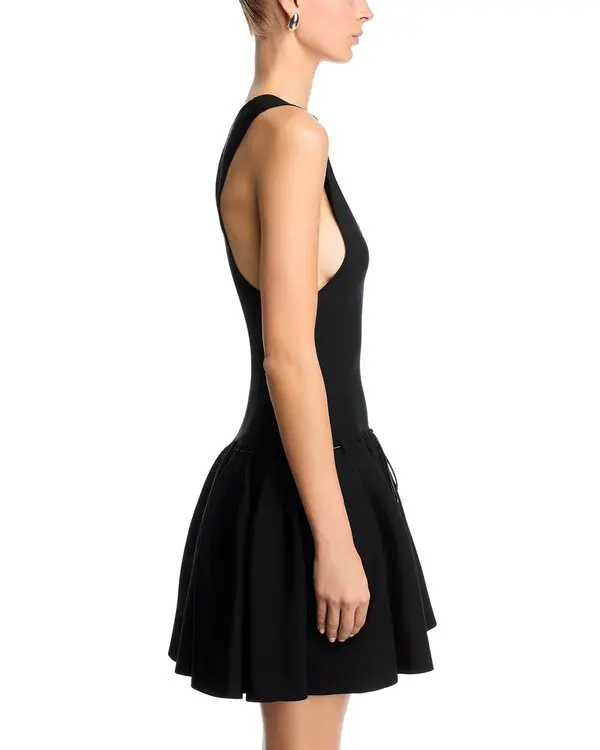 Brandon Maxwell Cleo Mini Dress