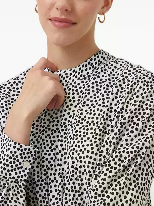BENETTON Polka-dot Midi Dress