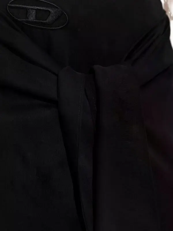 DIESEL® Tie-detailed Midi Skirt