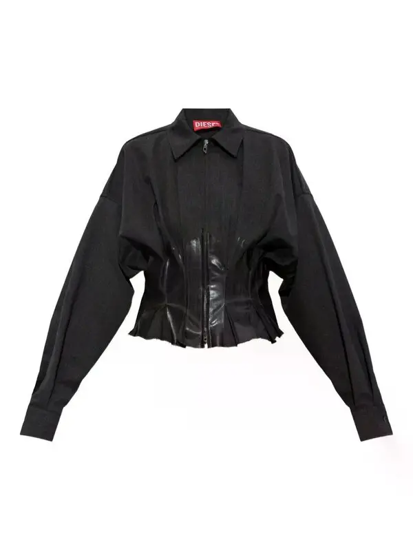 DIESEL® Zip Pleated Jacket