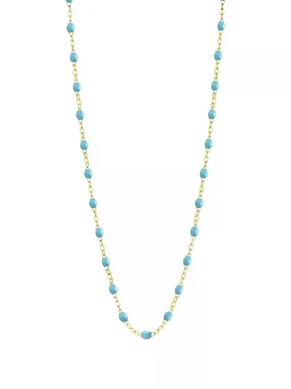 Gigi Clozeau 18k Yellow Gigi Turquoise Necklace - Gold
