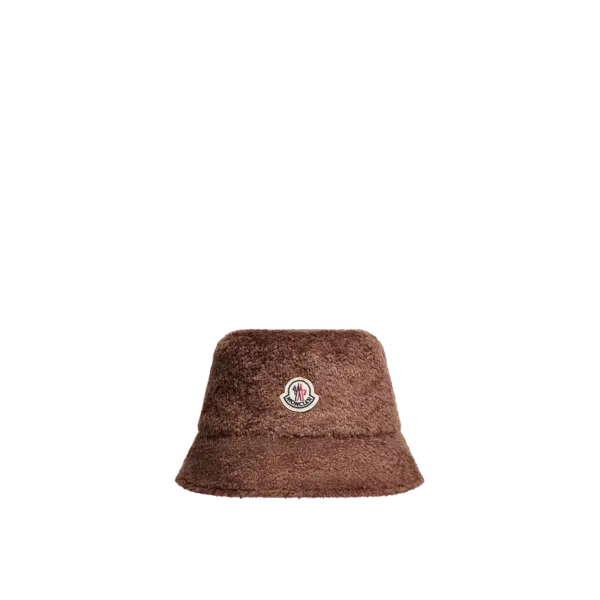 Moncler Teddy Bucket Hat - Brown