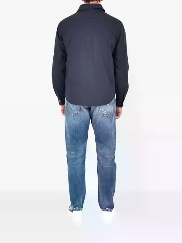 DRUMOHR Buttoned Pocket Overshirt - Blue
