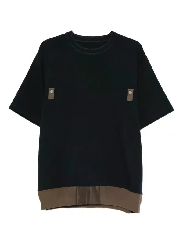 Sacai Patch-appliqué T-shirt
