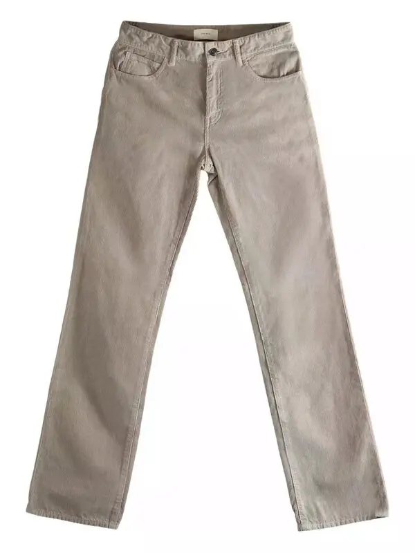 THE ROW Corduroy-effect Trousers - Neutrals