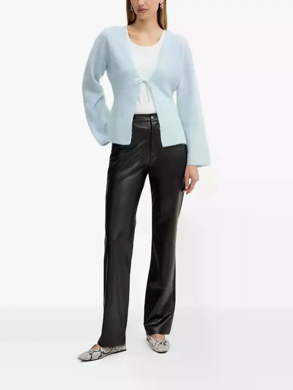 BOSS Flared-sleeves Cardigan With Tie Detail