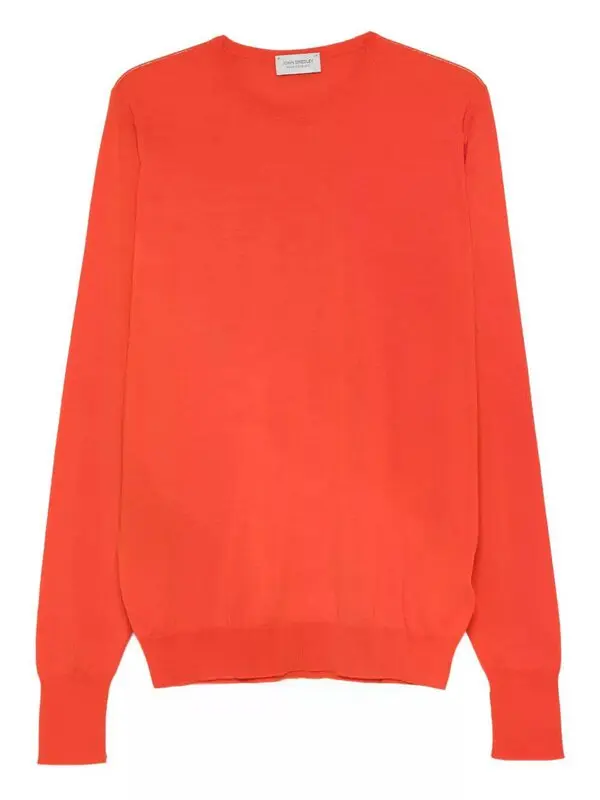 John Smedley Marcus Crew-neck Sweater - Orange