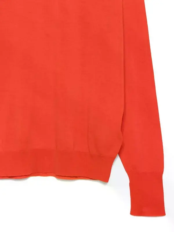 John Smedley Marcus Crew-neck Sweater - Orange