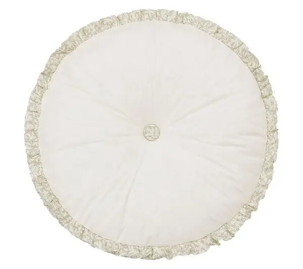 MODERN HEIRLOOM Harper Embroidered Round Pillow