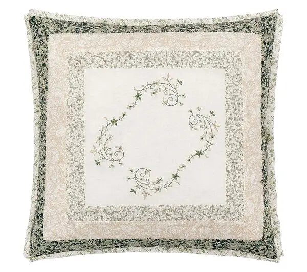 MODERN HEIRLOOM Harper Embroidered Square Pillo W - One-color
