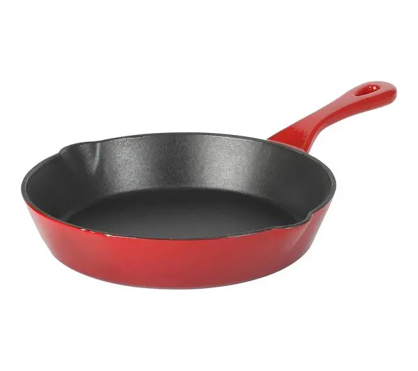 CROCK-POT Artisan 8in Enameled Round Skillet Gr Adient Red - One-color