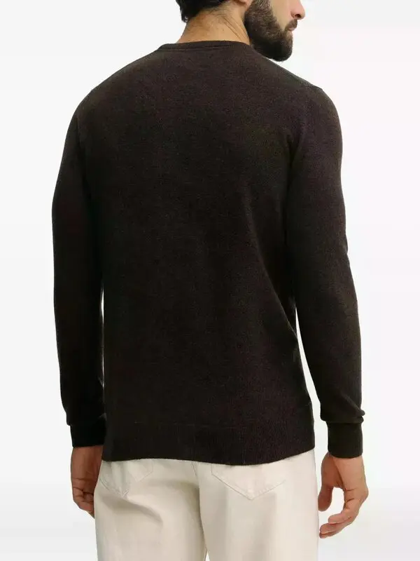 Barbour Logo Knit Top - Brown
