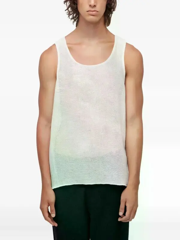 OSKLEN Semi-sheer Tank Top