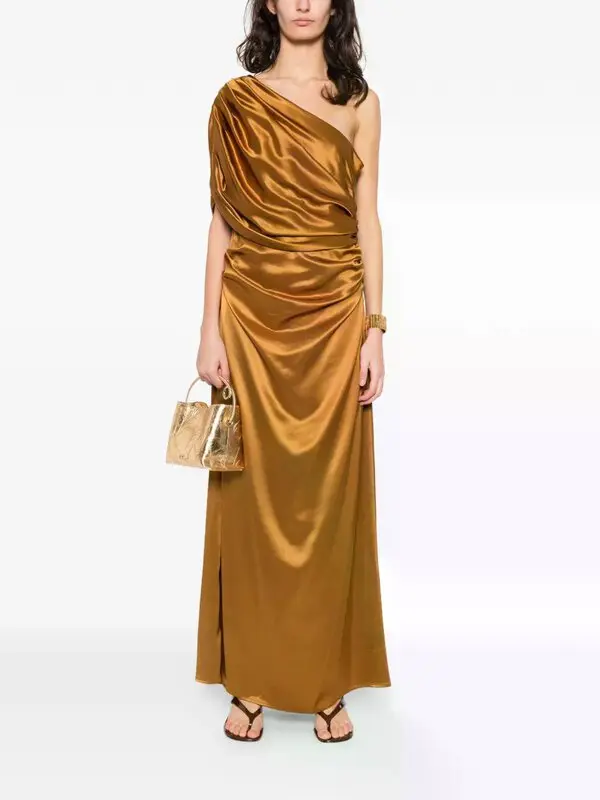 chinese dress ladies Malina Louise Maxi Dress in Yellow – TrenLend main image 0