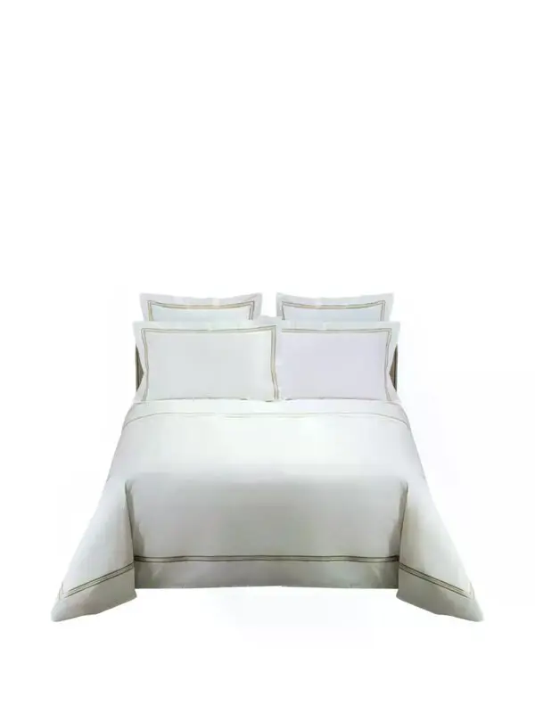 Frette Triplo Popeline-border Duvet - White