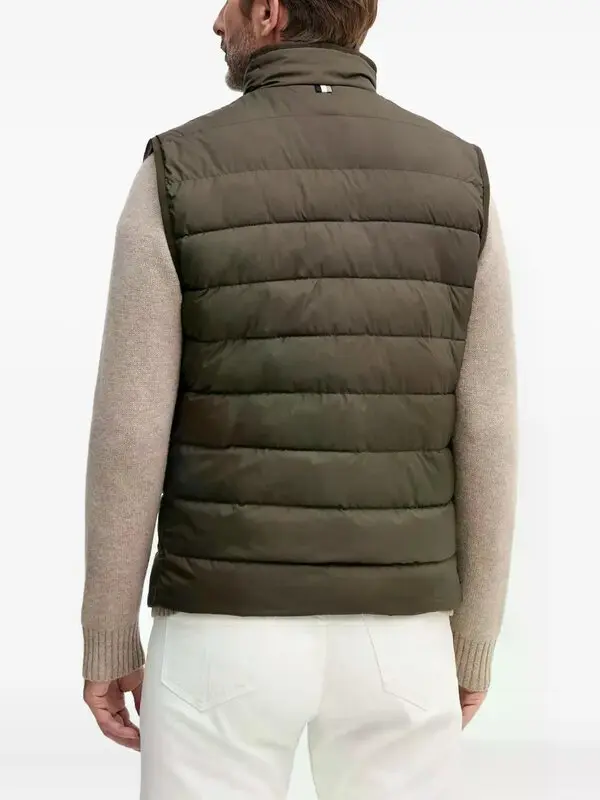 BOSS Quilted Zip-up Gilet