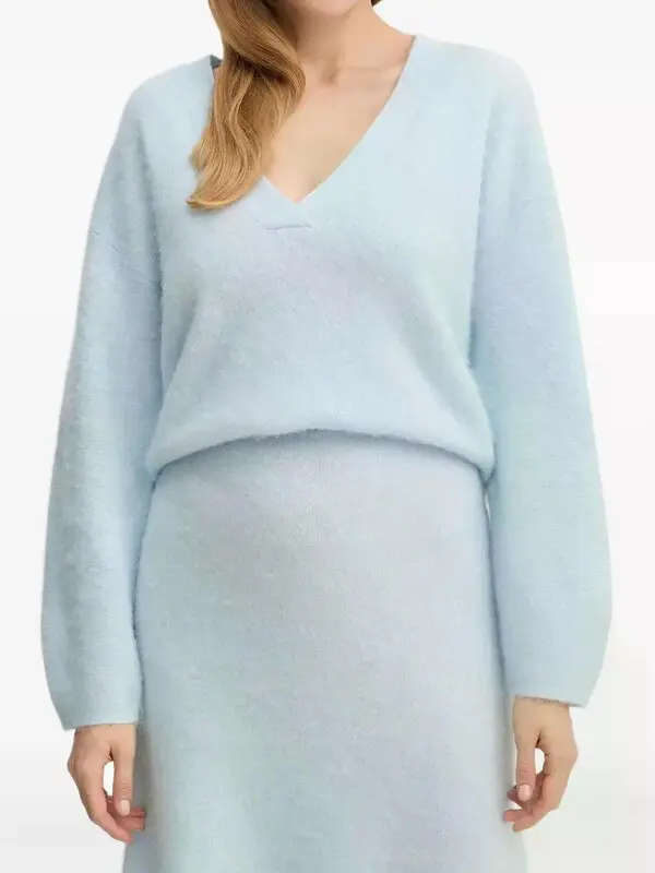 BOSS V-neck Long Sleeve Sweater