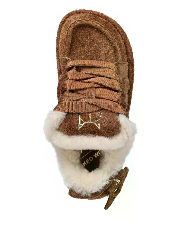NAKED WOLFE Beau Platform Sneakers - Brown