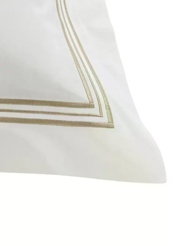 Frette Triplo Popeline Striped Bed Sheet