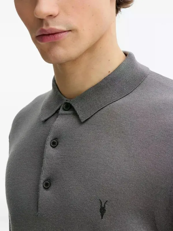 ALLSAINTS Mode Button Logo Polo Shirt
