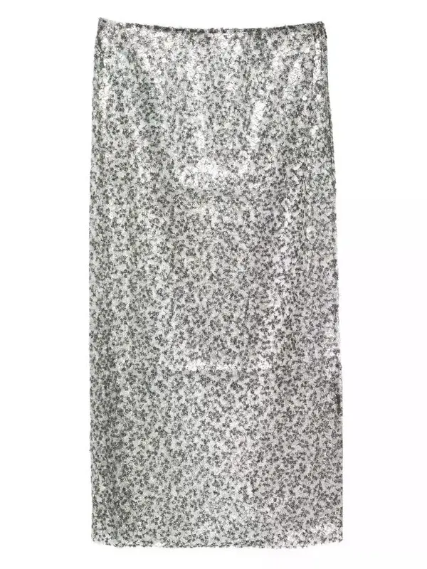 Christopher Esber Sequinned Midi Skirt
