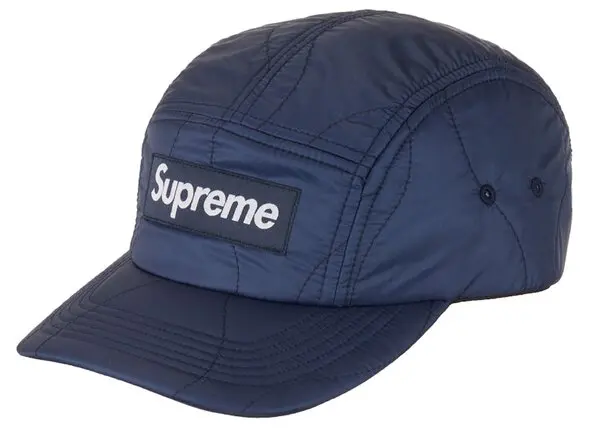 Supreme Quilted Liner Camp Cap - Blue