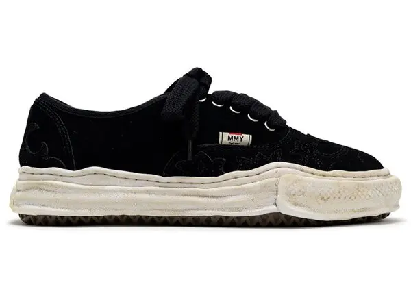 Mihara Yasuhiro Baker Og Sole Western Detail Low Top Sneakers - Black