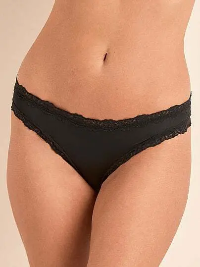 Victoria's Secret Adore Me Lena Cheeky Panty - Black