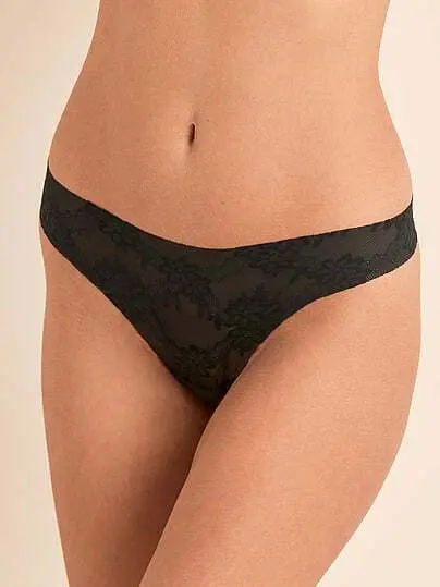 Victoria's Secret Adore Me Remy Thong Panty - Black