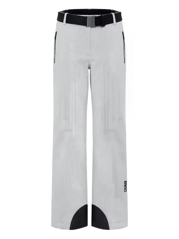 COLMAR Striped Ski Trousers With Belt - Grey