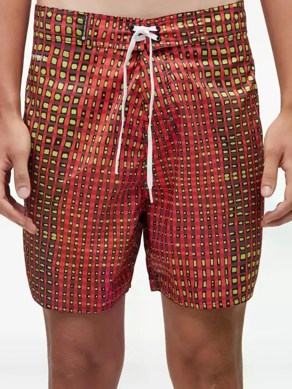 OSKLEN Geometric-pattern Swim Shorts