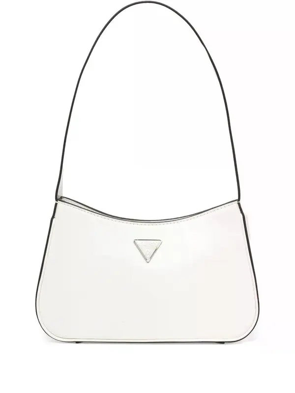 Guess Shoulder Bag With Logo - White