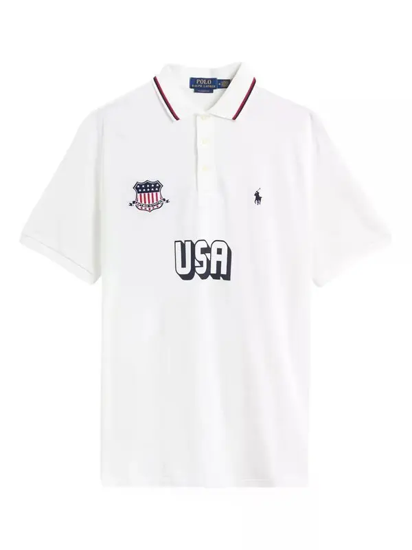 Ralph Lauren Usa 24 Polo Shirt - White