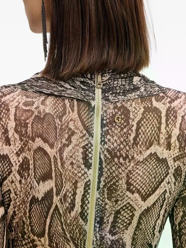 Guess Long-sleeve Mini Dress