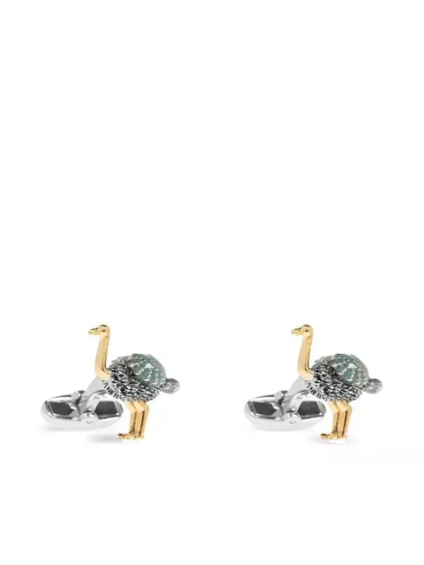 Paul Smith Bird Cufflinks - Silver