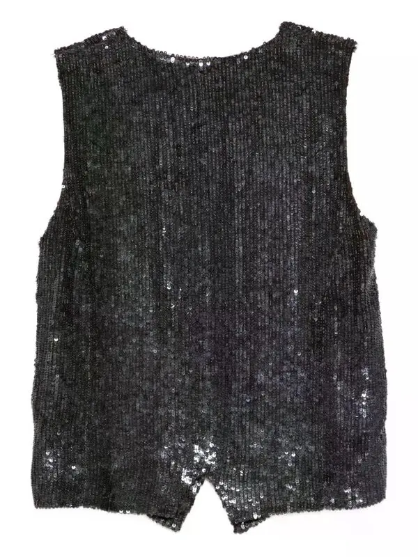 P.a.r.o.s.h Sequin Embellished Vest