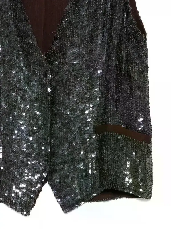 P.a.r.o.s.h Sequin Embellished Vest