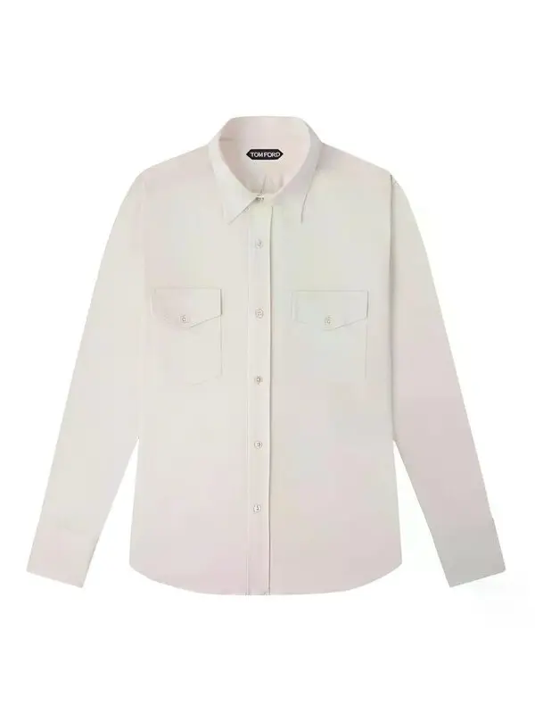 TOM FORD Button-down Silk Shirt