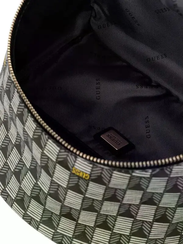 Guess Geometric-pattern Zip Backpack