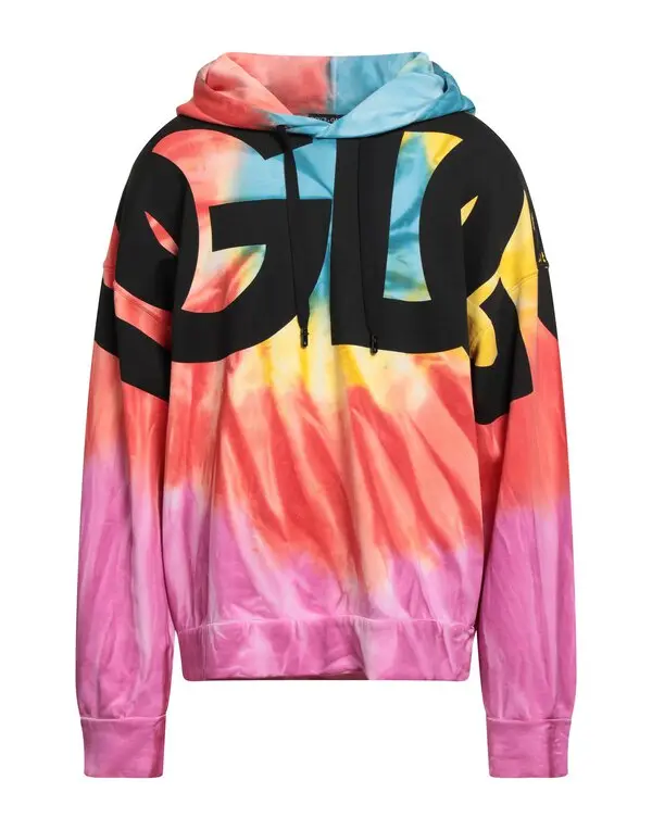 Dolce & Gabbana Cotton French Terry Tie-dyed Sweatshirt - Red