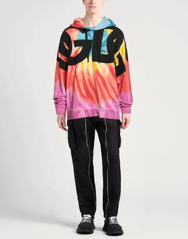 Dolce & Gabbana Cotton French Terry Tie-dyed Sweatshirt - Red