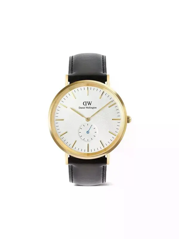 DANIEL WELLINGTON Watch With Leather Strap - White