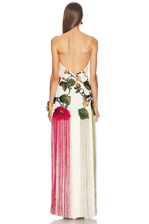 oscar de la renta halter dress Oscar de la Renta, Spring 2022 Look 13 Lace Halter Gown Wedding Dress Save  34%