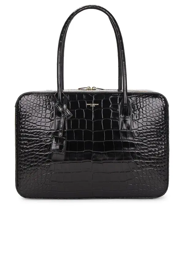 Saint Laurent Slp Bauletto Lizard Bag
