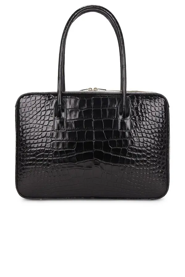 Saint Laurent Slp Bauletto Lizard Bag