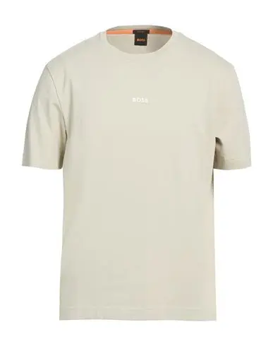 BOSS T-shirt Size Cotton, Elastane - Beige
